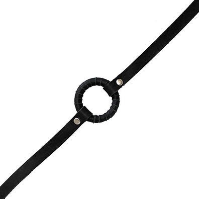 Kookie International Open Mouth Leather Gag | Earth and Salt